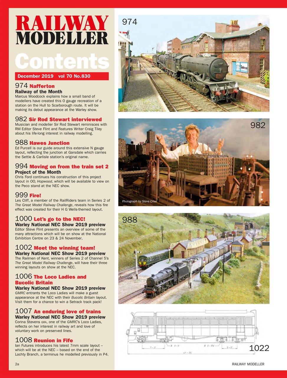Railway Modeller Magazine - December 2019 Back Issue
