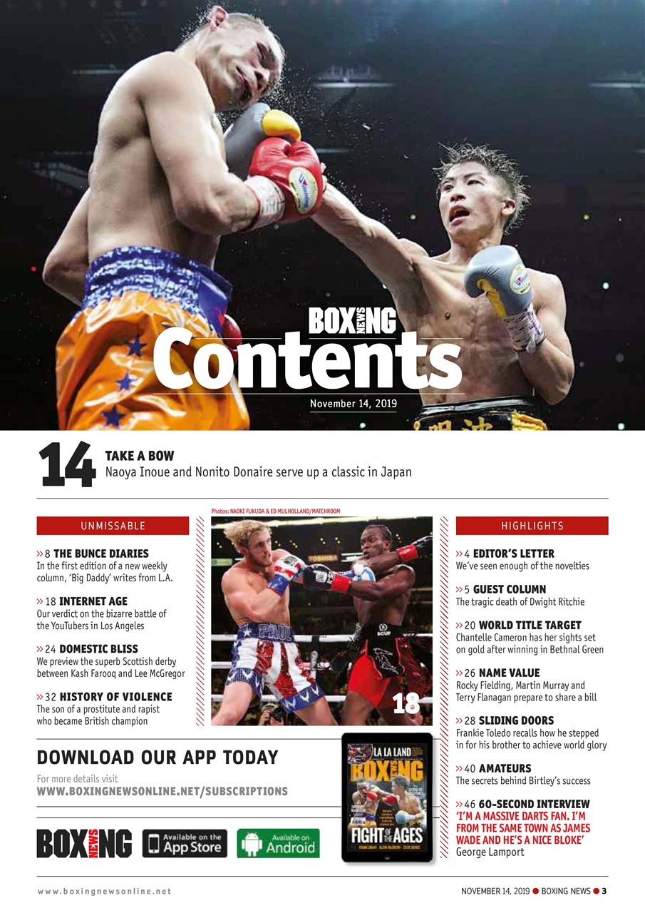 Boxing News Magazine - 12-Nov Back Issue