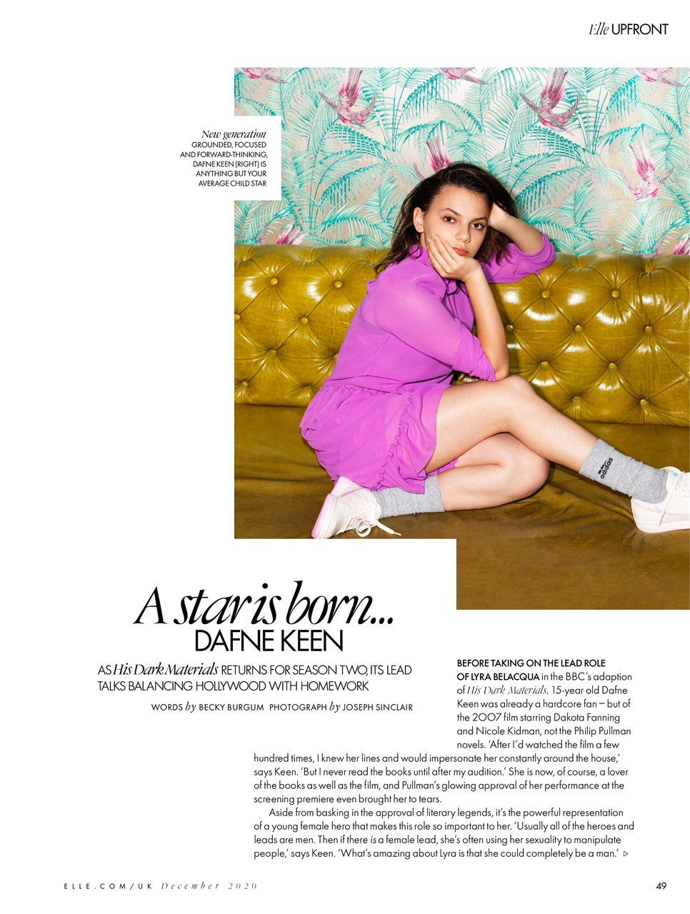 Elle Magazine - Dec 2020 Back Issue