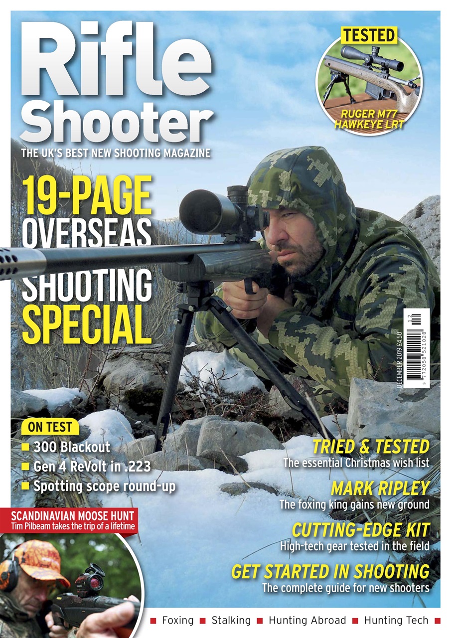 Rifle Shooter Magazine - December 2019 Edição anterior