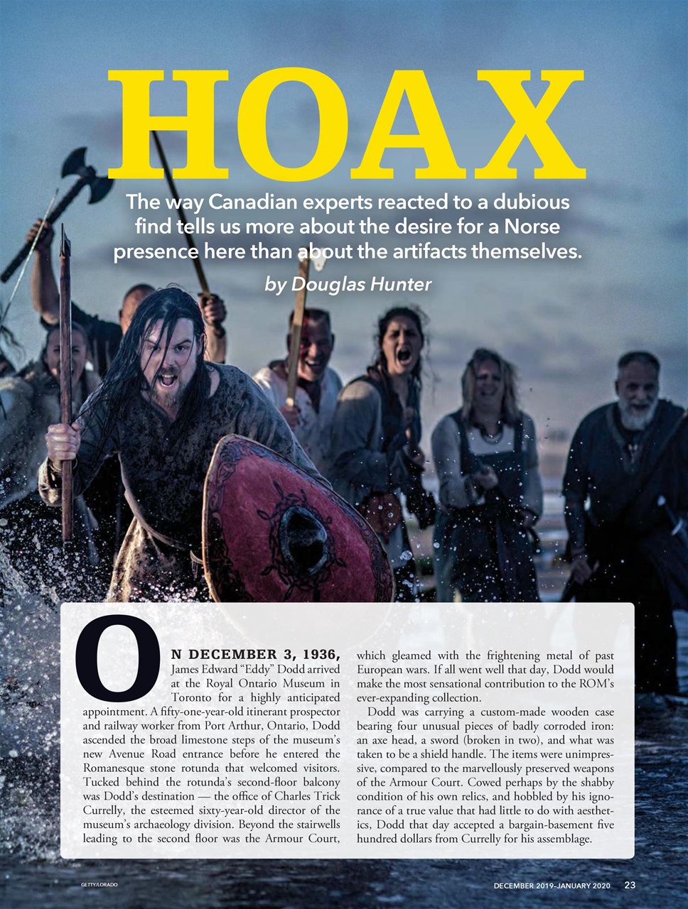 Canada's History Magazine - Dec19/Jan20 Back Issue