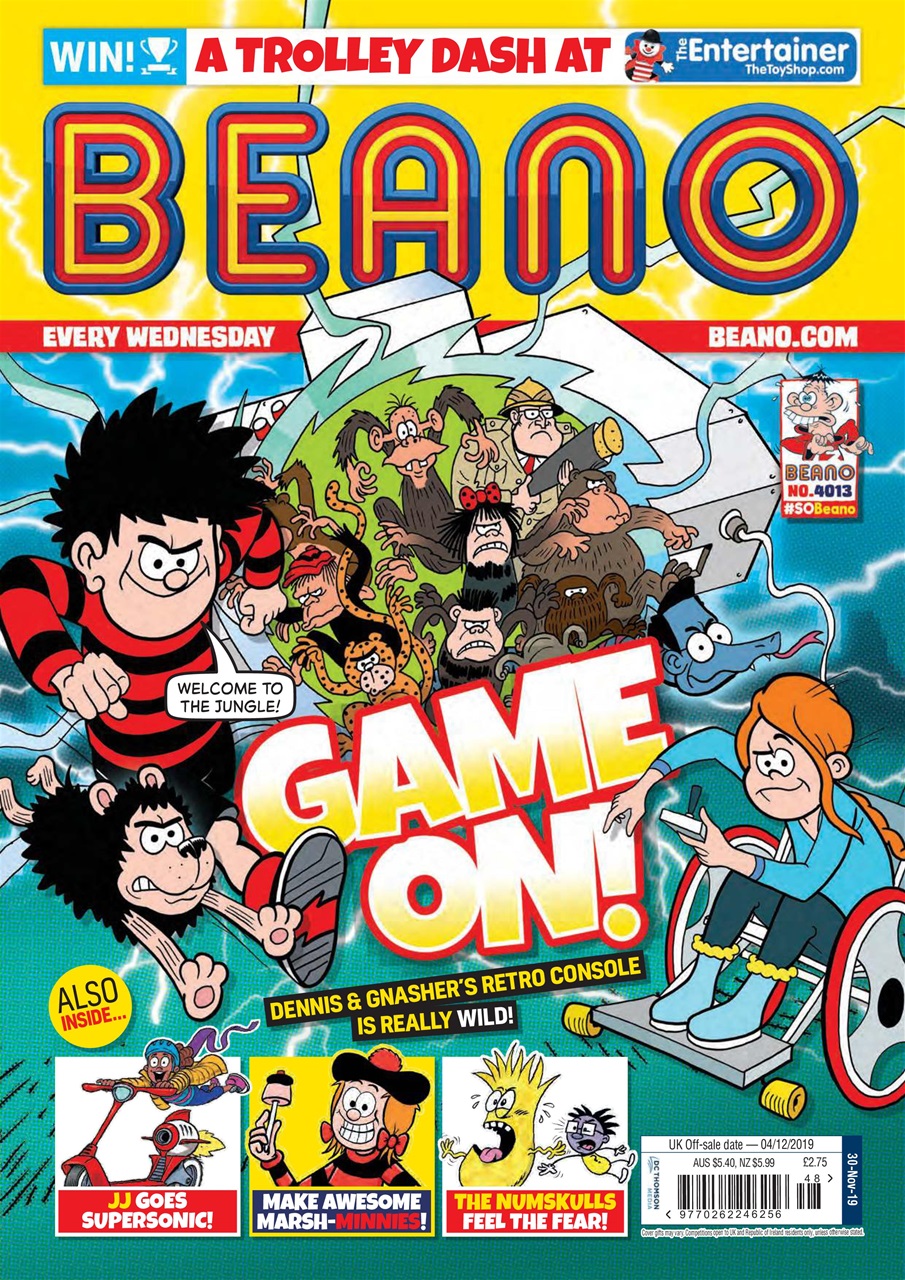 Beano Magazine - 30/11/2019 Back Issue