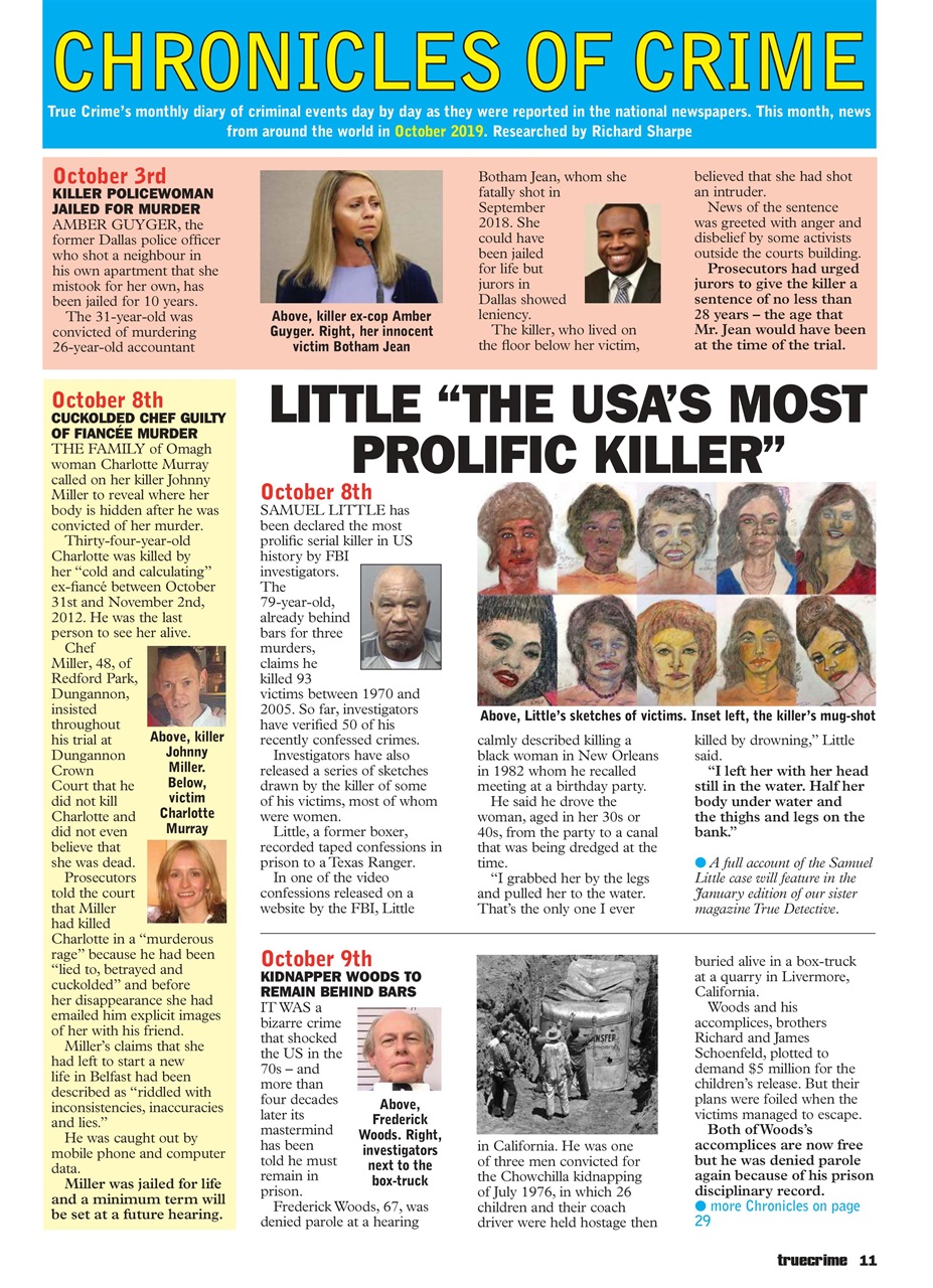True Crime Magazine - True Crime December 2019 Back Issue
