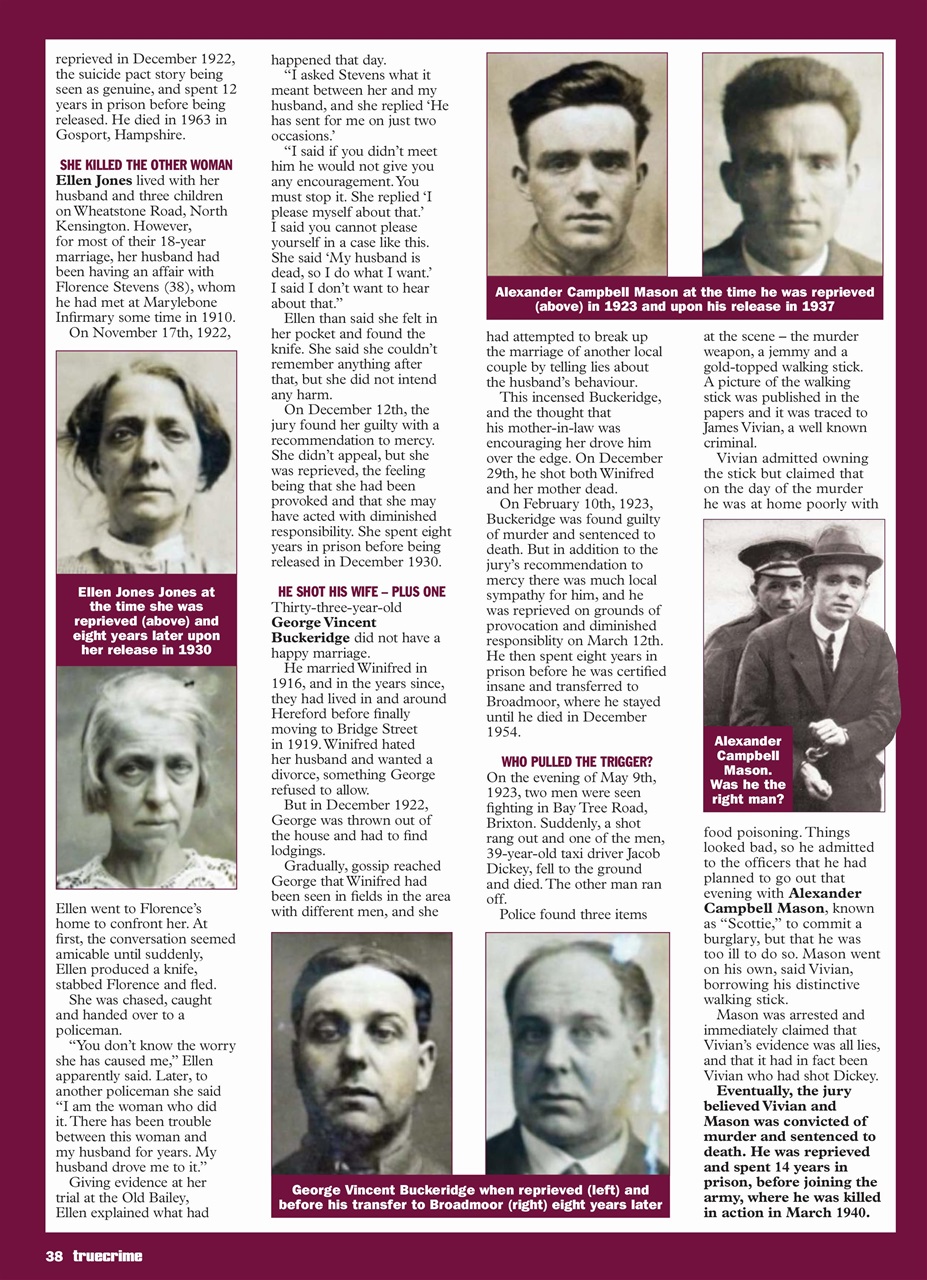 True Crime Magazine - True Crime December 2019 Back Issue