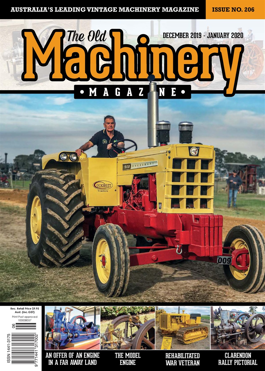 The Old Machinery Magazine - Dec 2019 - Jan 2020 Back Issue