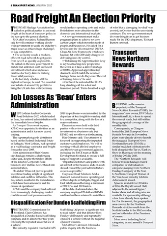 Transport News Magazine - January 2020 Back Issue