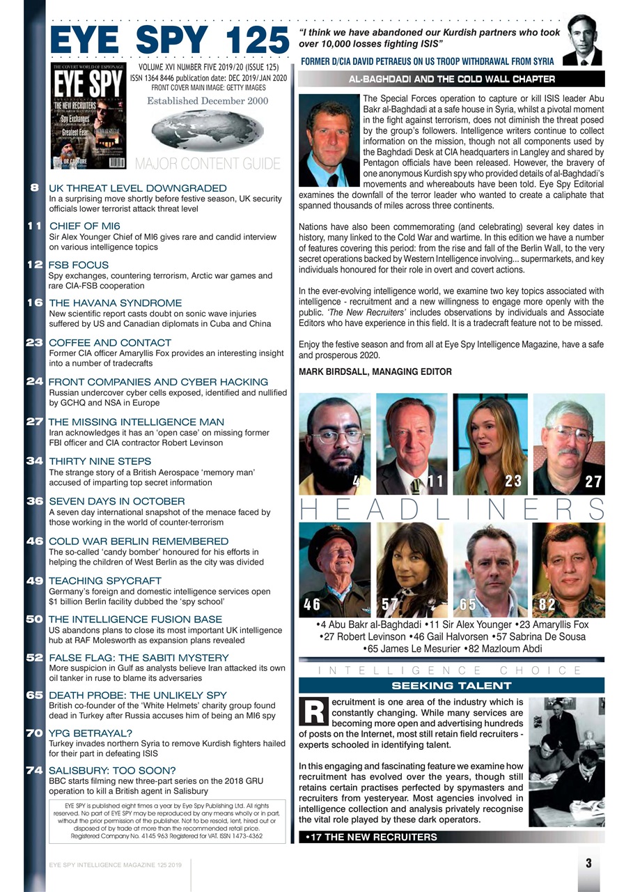 Eye Spy Magazine - Issue 125 Back Issue