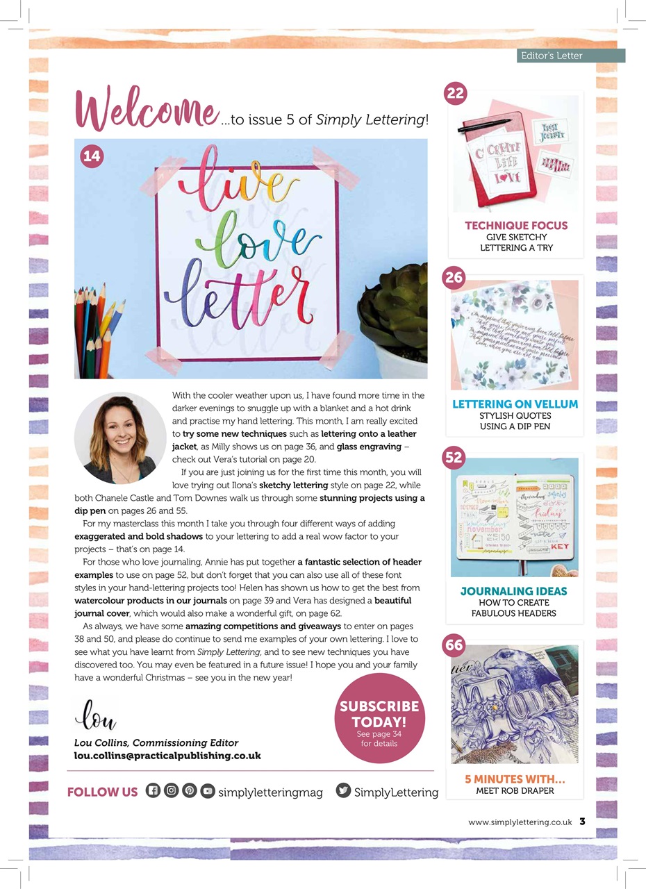 Simply Lettering Magazine - 05 Back Issue