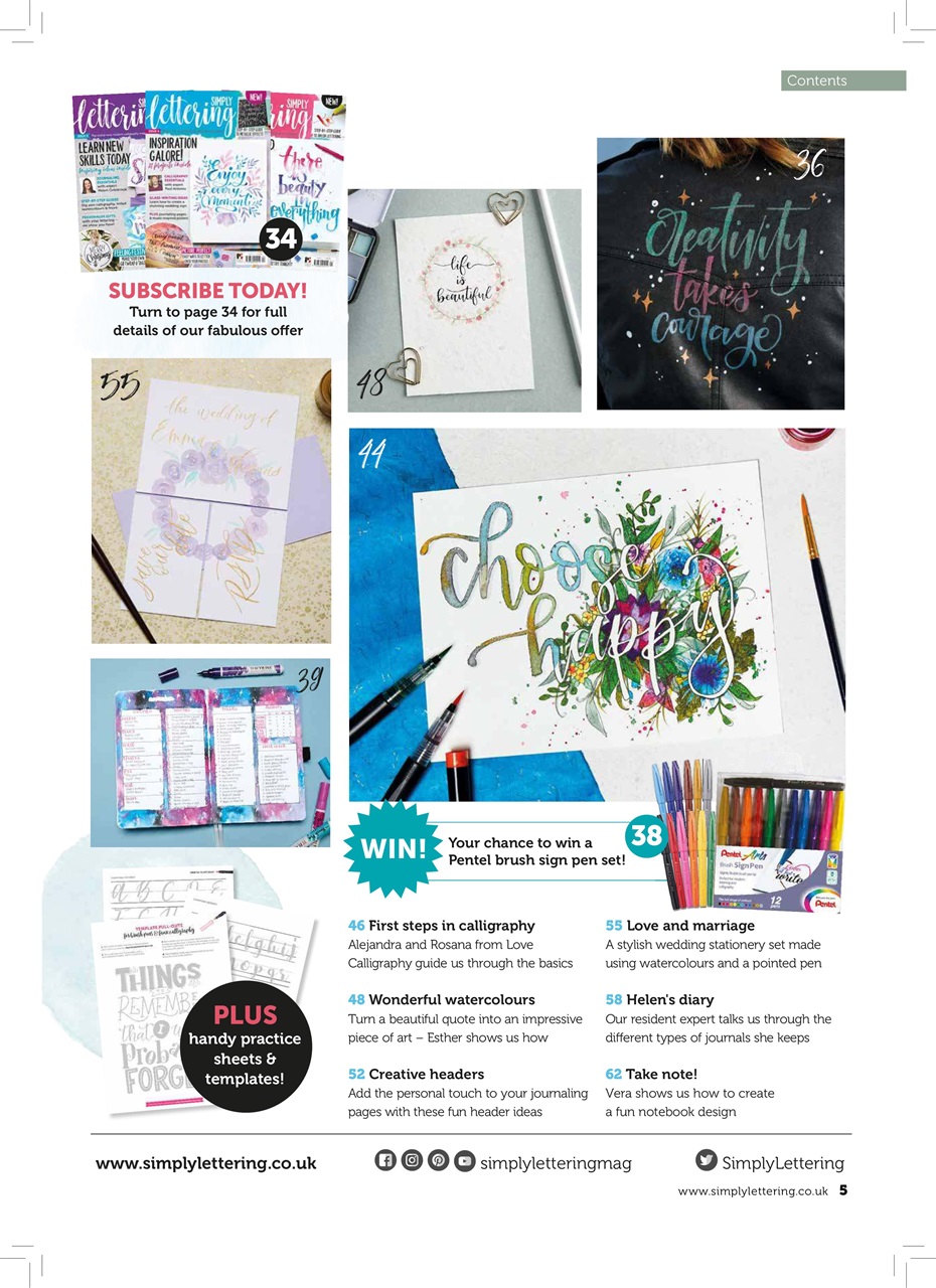 Simply Lettering Magazine - 05 Back Issue