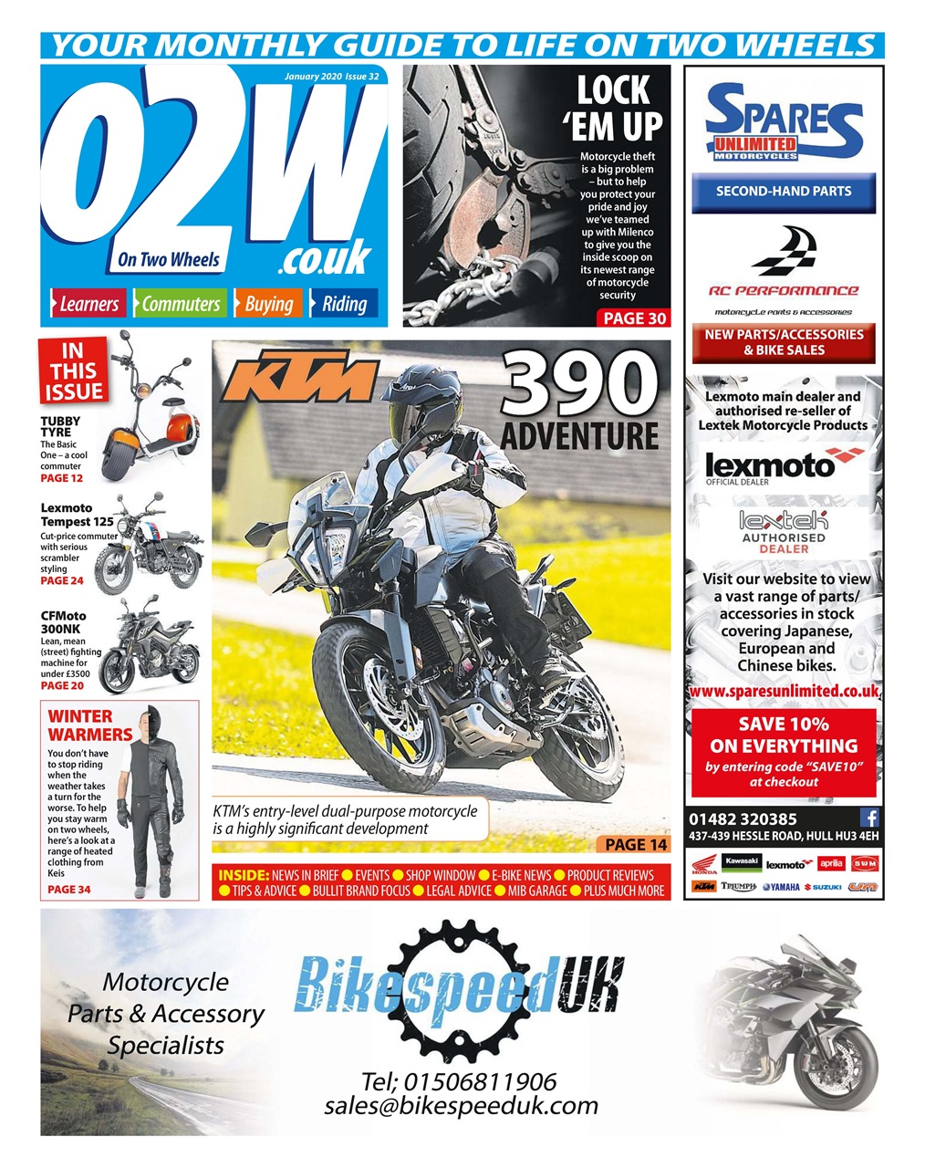 Twist & Go Magazine Subscriptions and On Two Wheels - January 2020 Issue