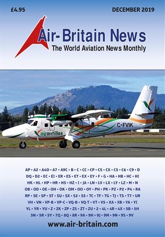 Air Britain News Magazine - Dec 2019 Back Issue