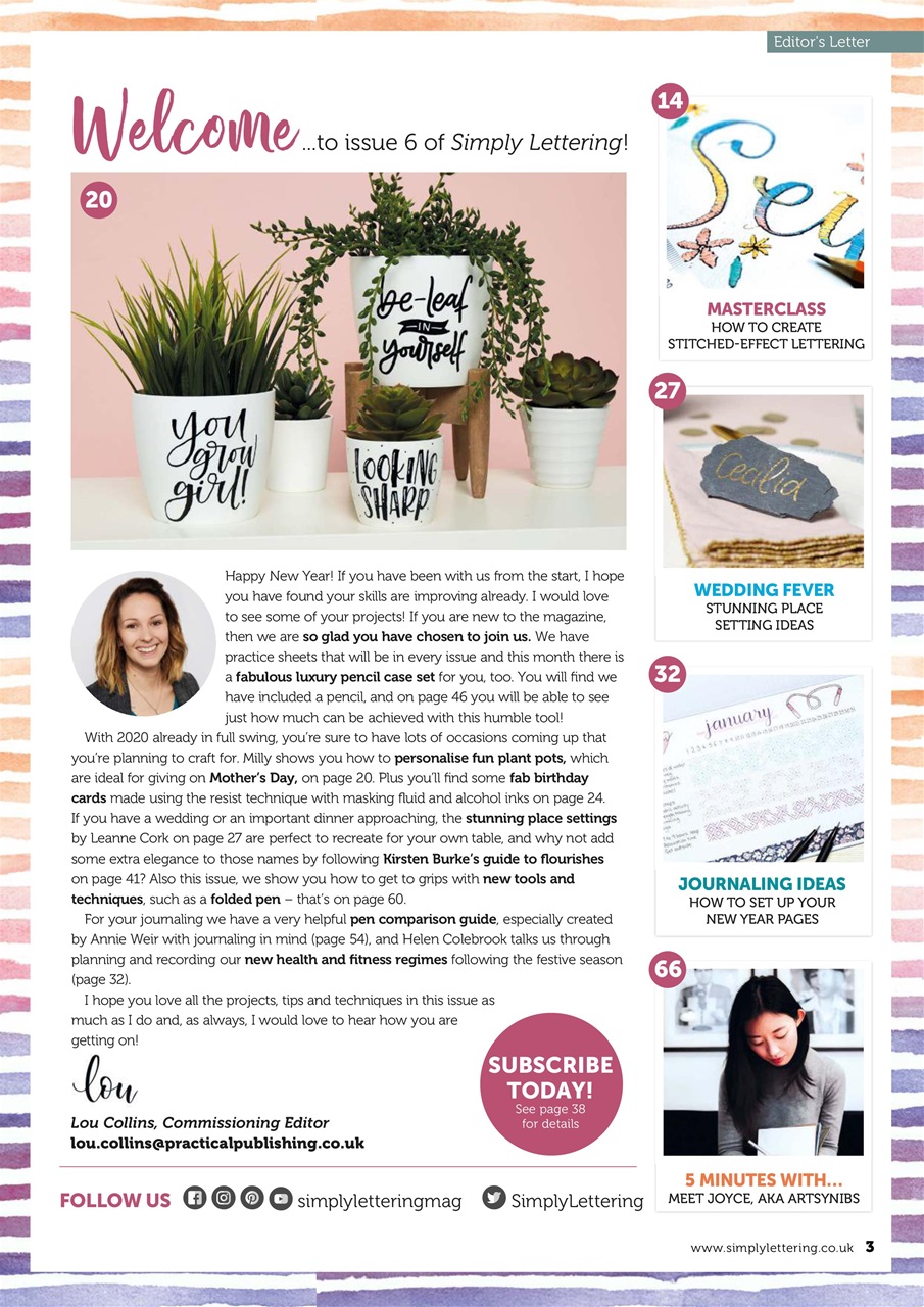 Simply Lettering Magazine - 06 Back Issue