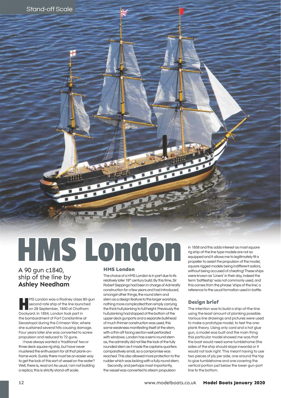 Model Boats Magazine - January 2020 Back Issue