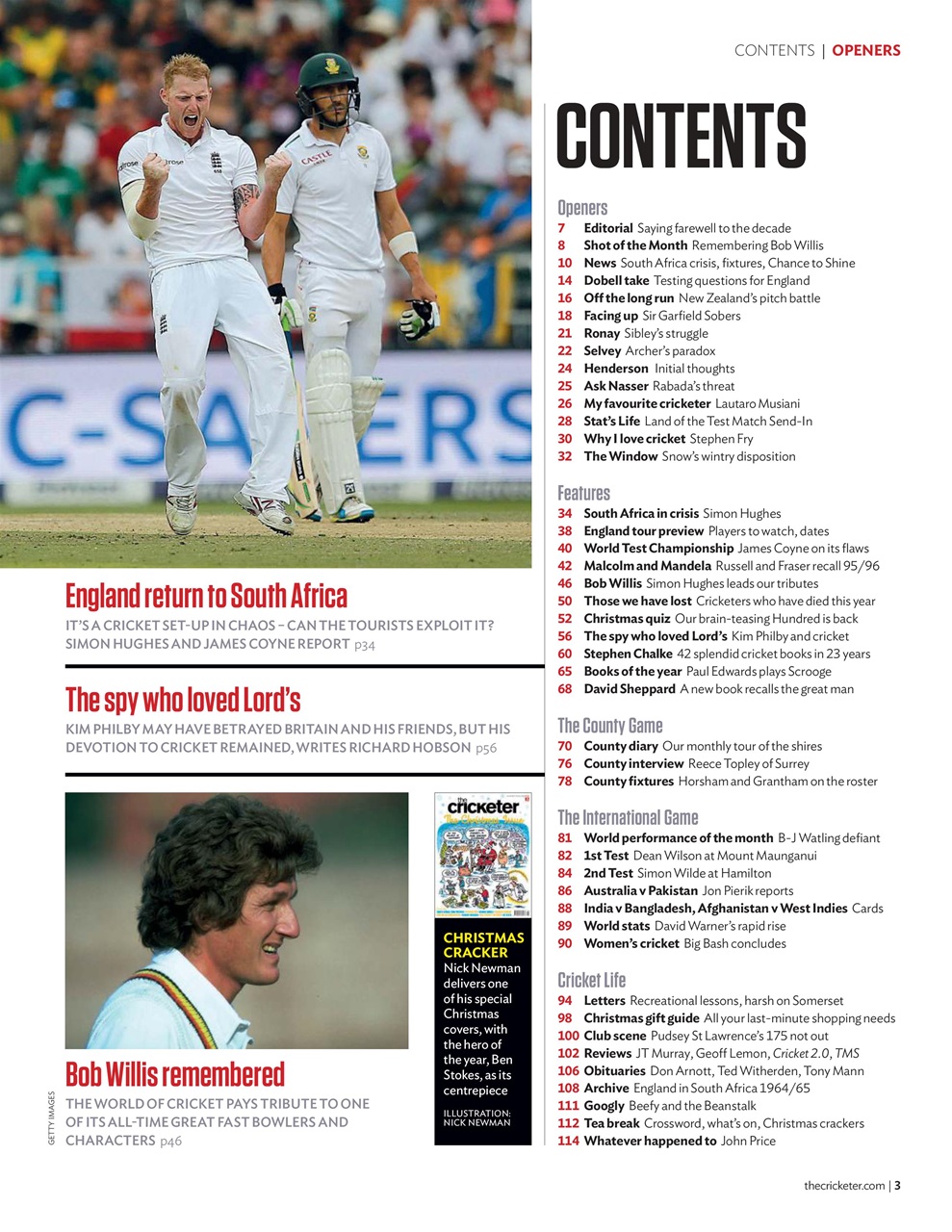 The Cricketer Magazine - January 2020 Back Issue