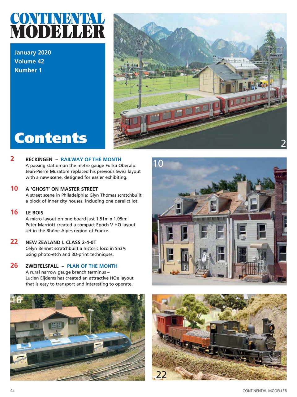 Continental Modeller Magazine - January 2020 Back Issue