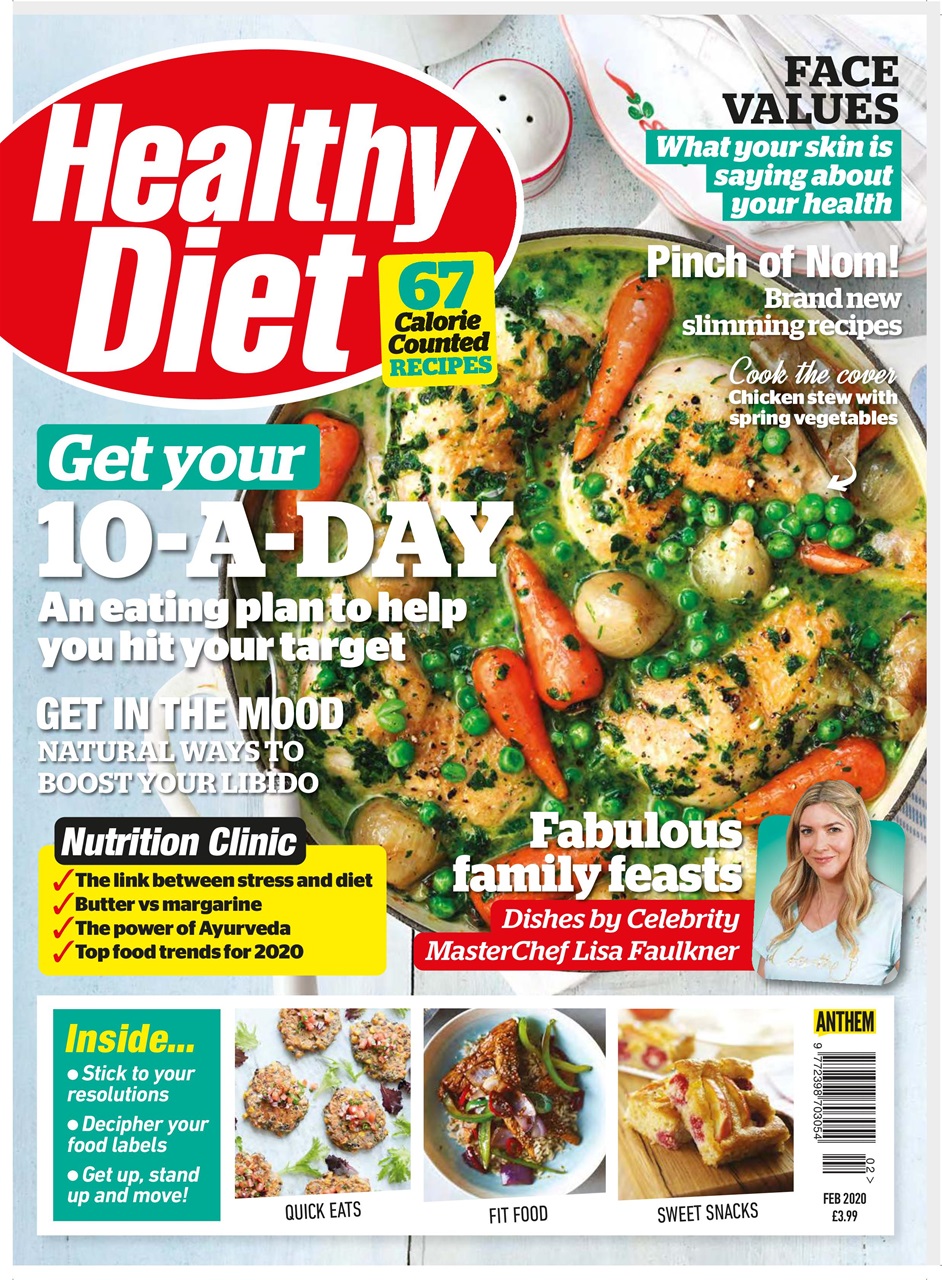 Healthy Diet Magazine - Get your 10-a-day! Feb 2020 Back Issue