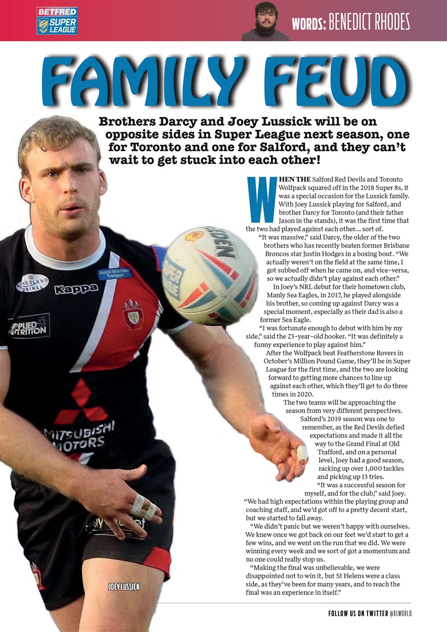 Rugby League World Magazine - 465 Back Issue