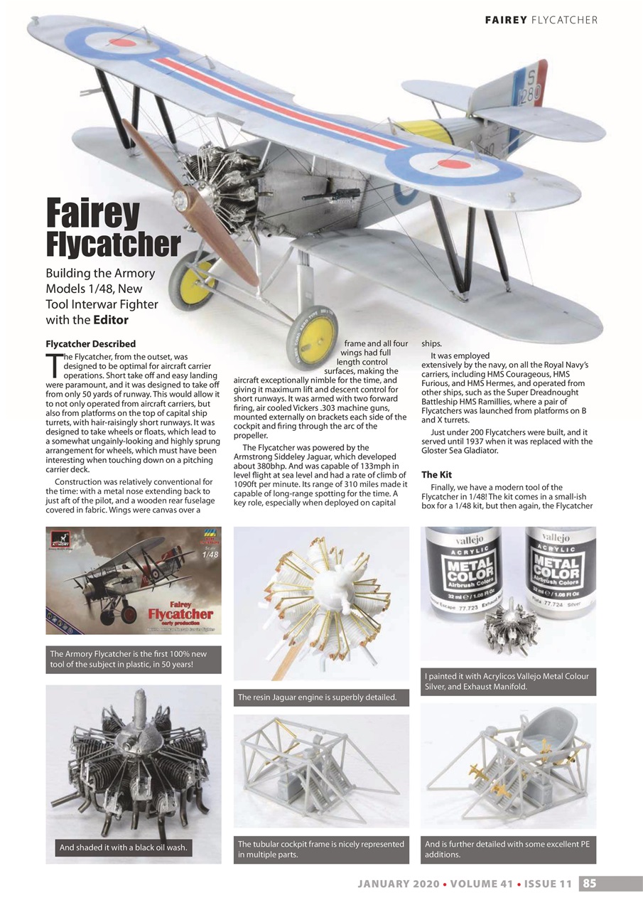 Scale Aircraft Modelling Magazine - January 2020 Back Issue
