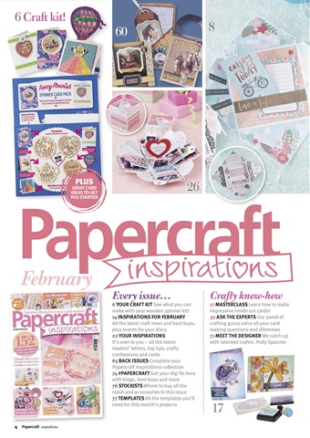 Papercraft Inspirations Magazine - February 2020 Subscriptions | Pocketmags