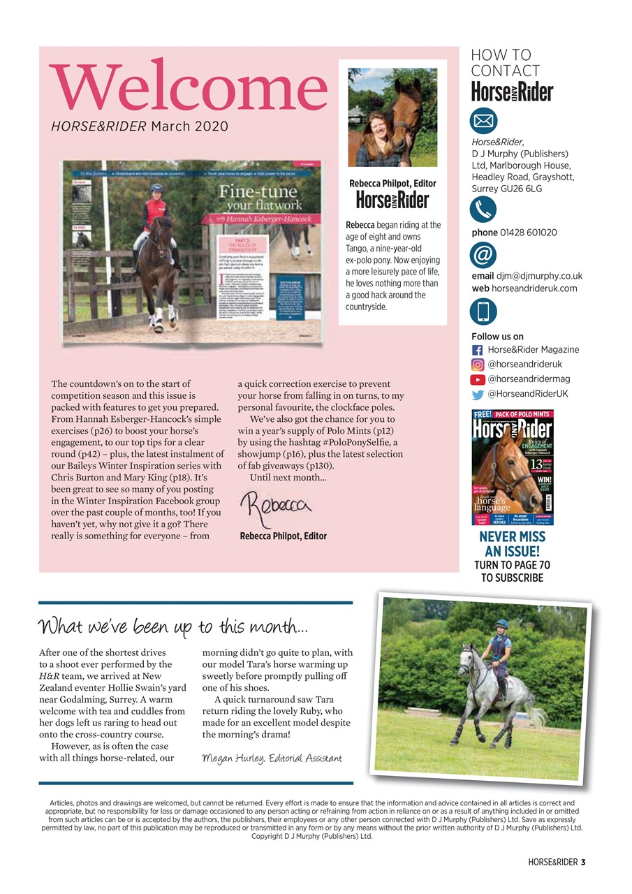 Horse&Rider Magazine - UK equestrian magazine for Horse and Rider ...
