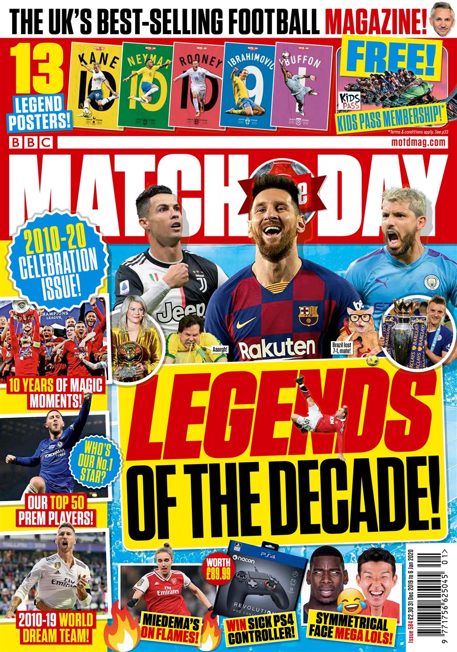 Match of the Day Magazine - Issue 584 Back Issue