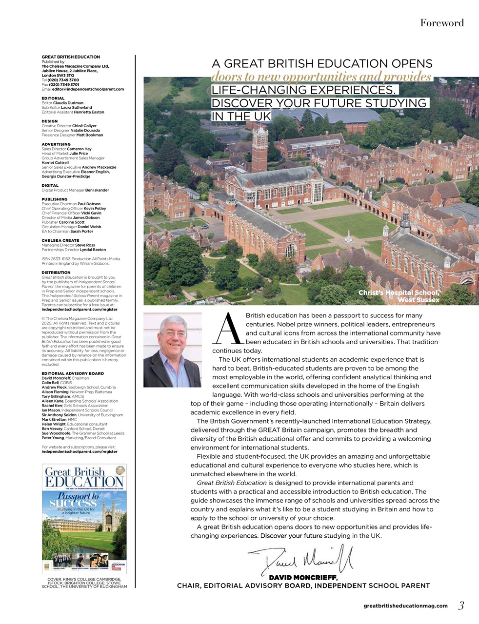 Independent School Parent Magazine - Great British Education Back Issue