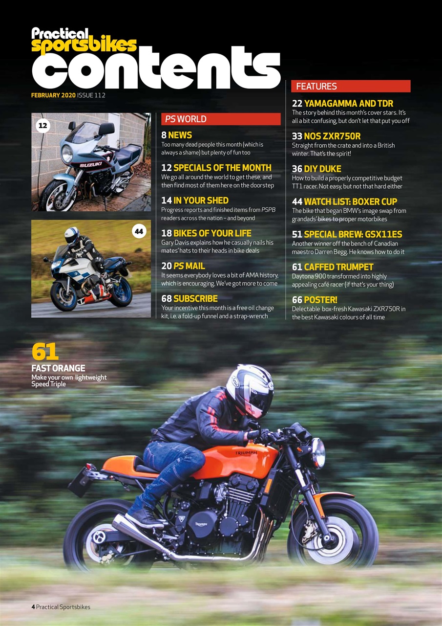 Practical Sportsbikes Magazine - February 2020 Back Issue