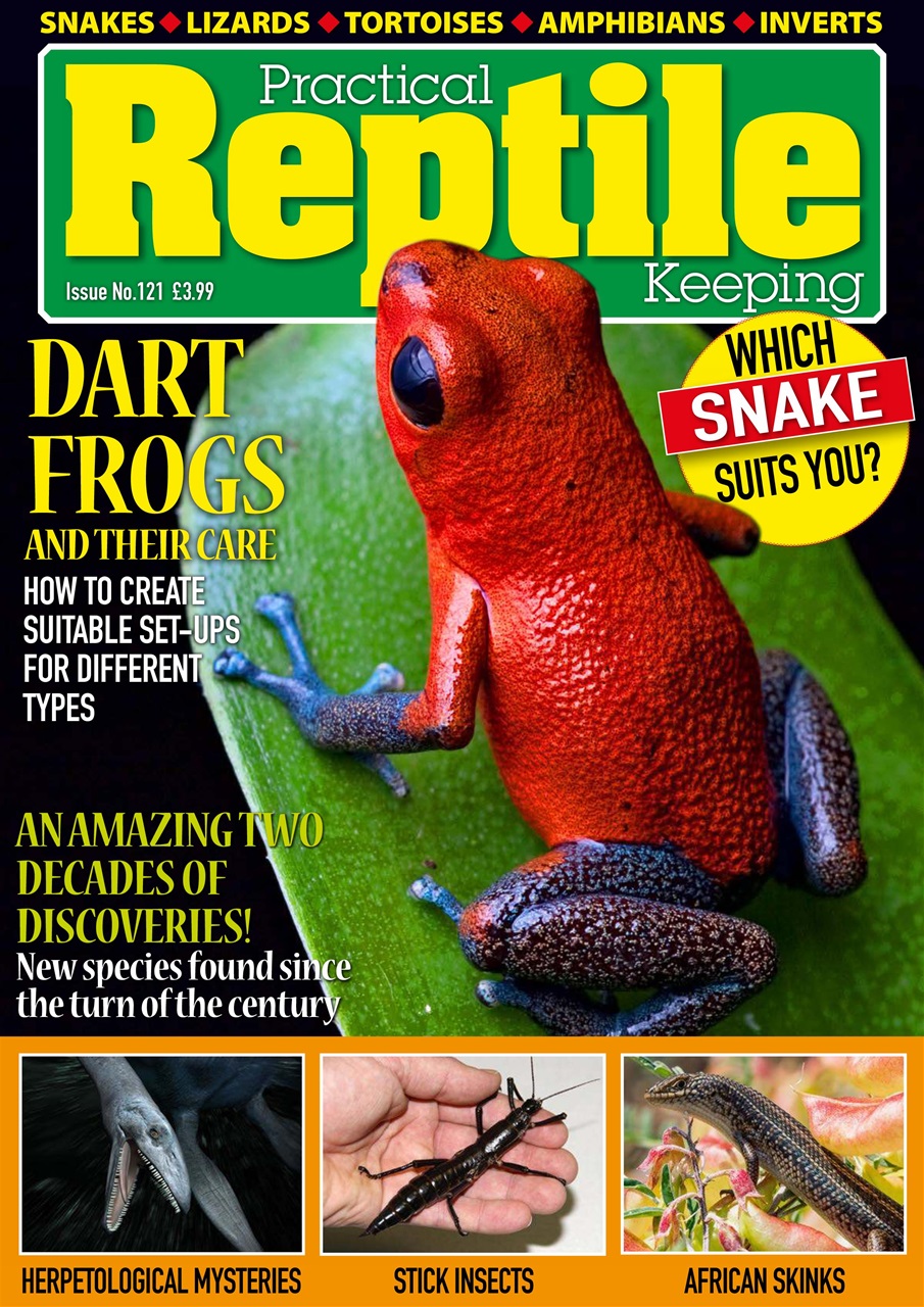 Practical Reptile Keeping Magazine - Issue 121 Subscriptions | Pocketmags