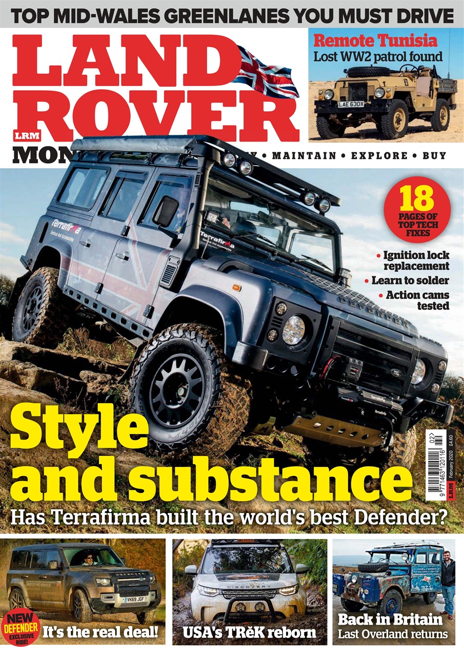 Land Rover Monthly Magazine - February 2020 Back Issue