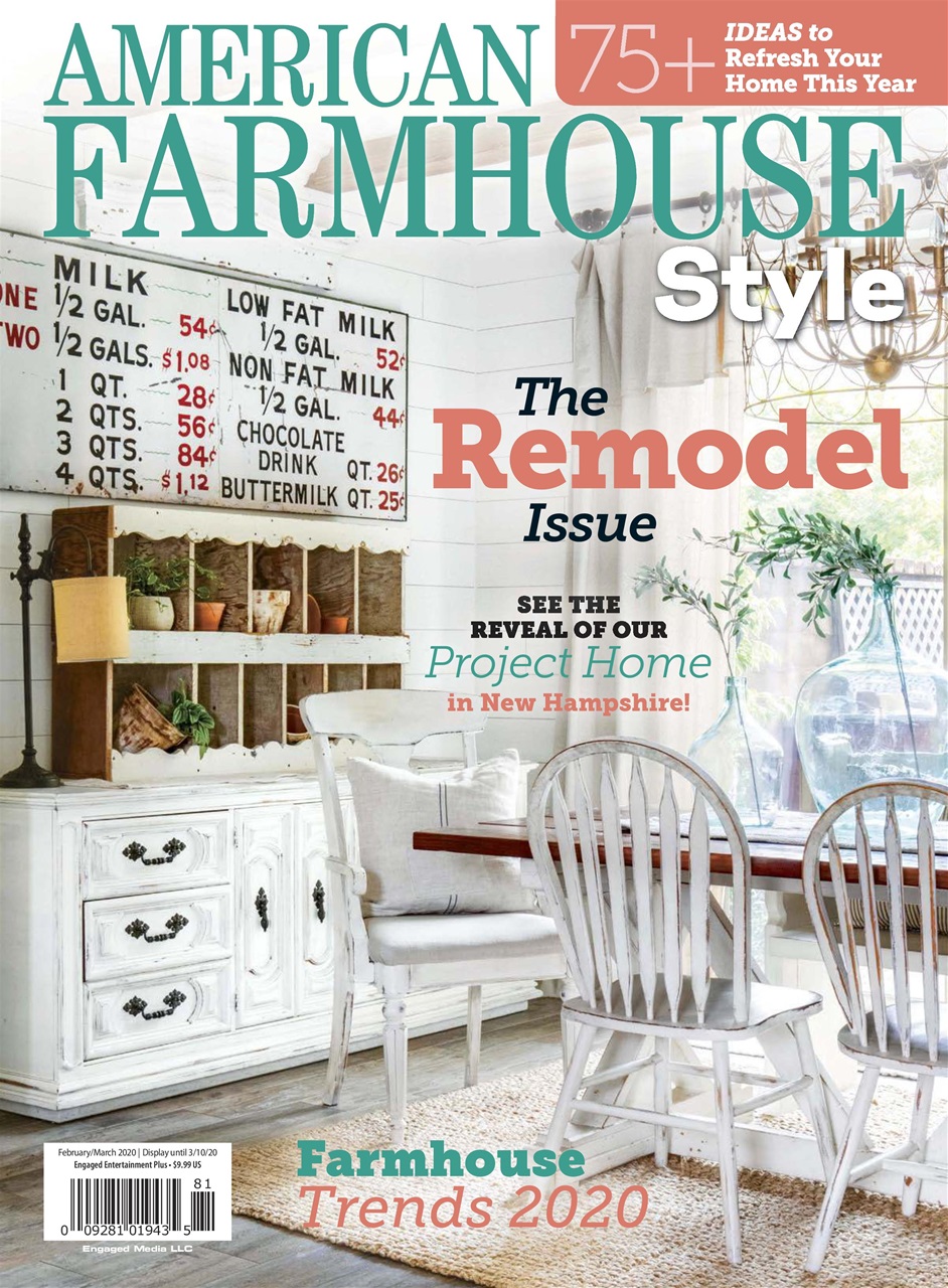 American Farmhouse Style Magazine - AFS Feb/Mar 20 Back Issue