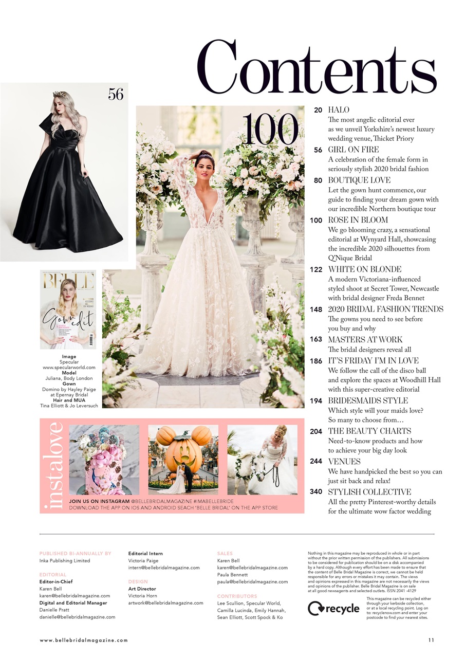 Belle Bridal Magazine - SS20 Subscriptions | Pocketmags