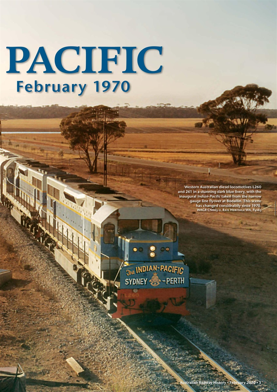 Australian Railway History Magazine February 2020 Back Issue