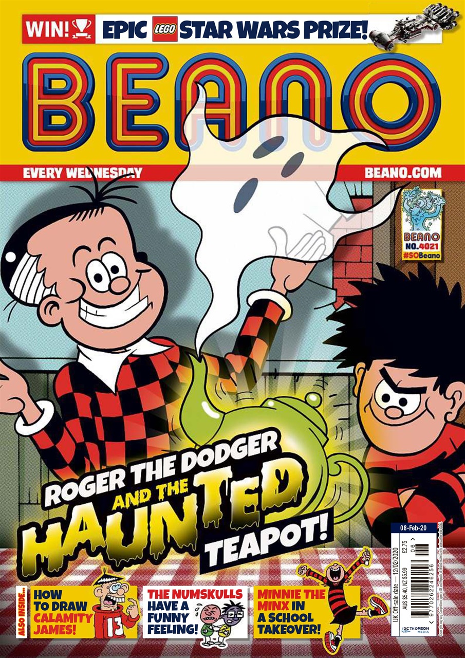 Beano Magazine - 08/02/2020 Back Issue