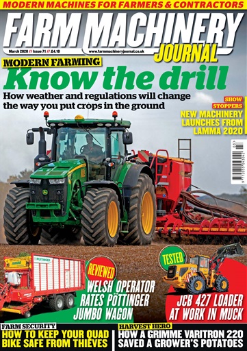 Farm Machinery Journal Magazine - March 2020 Back Issue