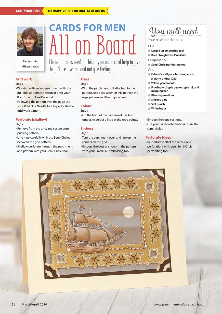 Parchment Craft Magazine - March/April 2020 Back Issue