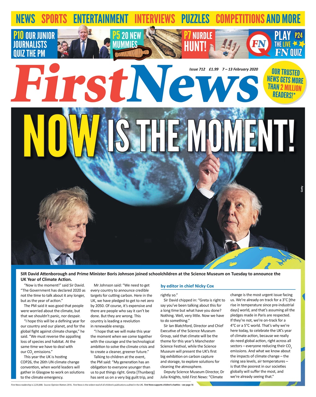 First News Magazine - First News Issue 712 Back Issue