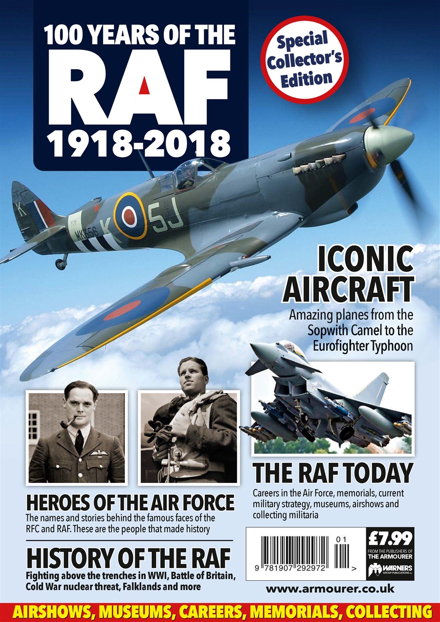 RAF & Militaria History Magazine - 100 Years of the RAF Back Issue