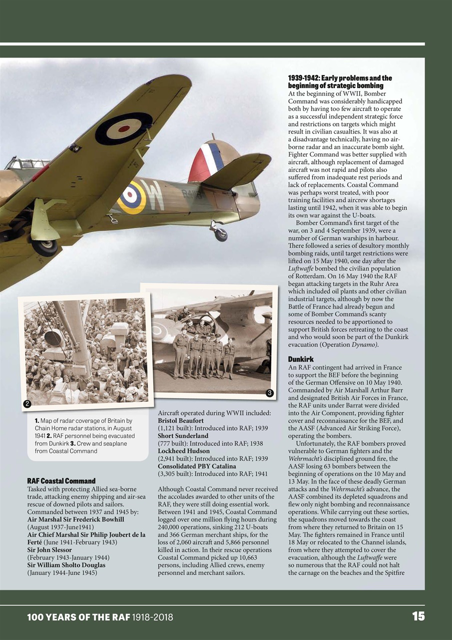 RAF & Militaria History Magazine - 100 Years of the RAF Back Issue