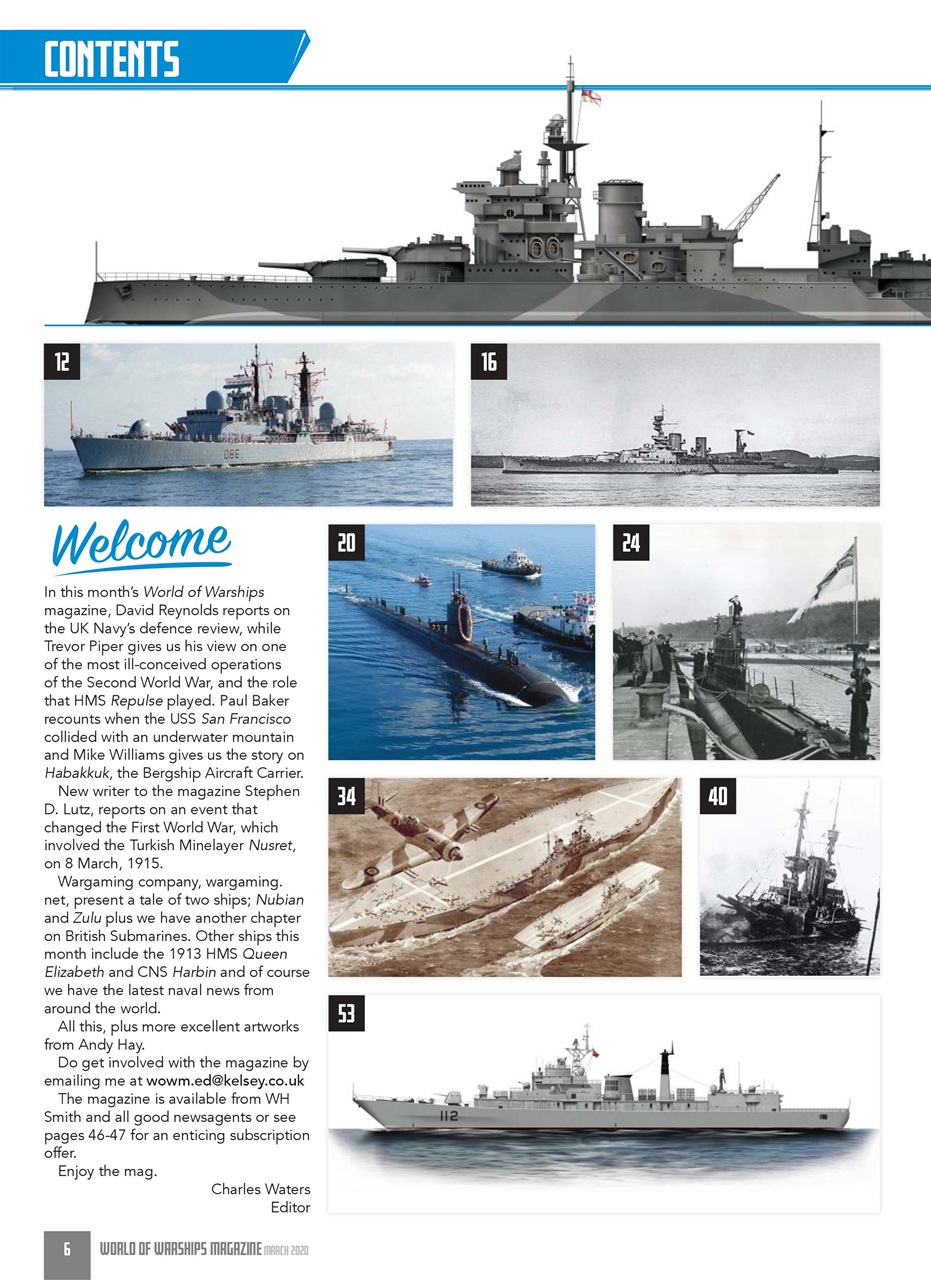 World of Warships Magazine - March 2020 Subscriptions | Pocketmags