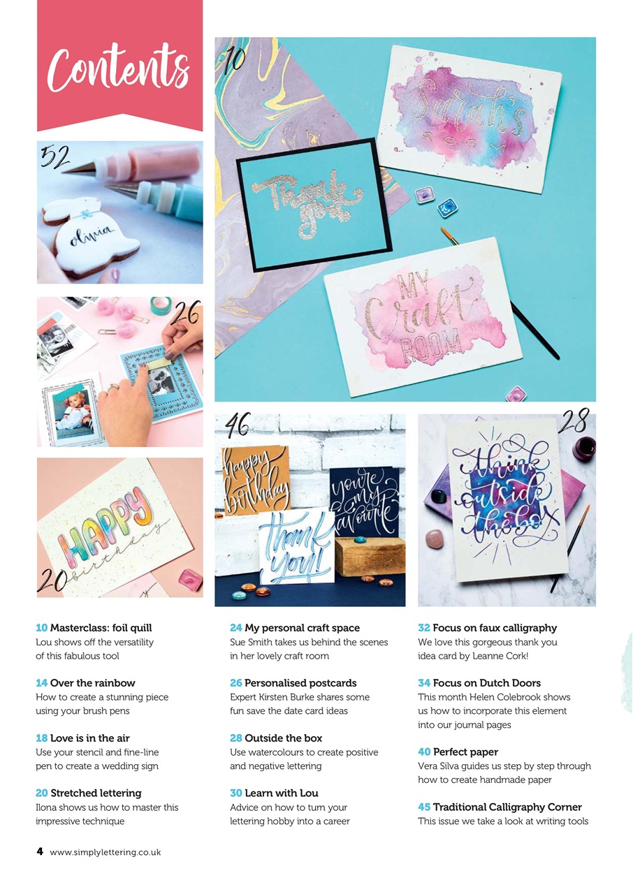 Simply Lettering Magazine - 08 Back Issue