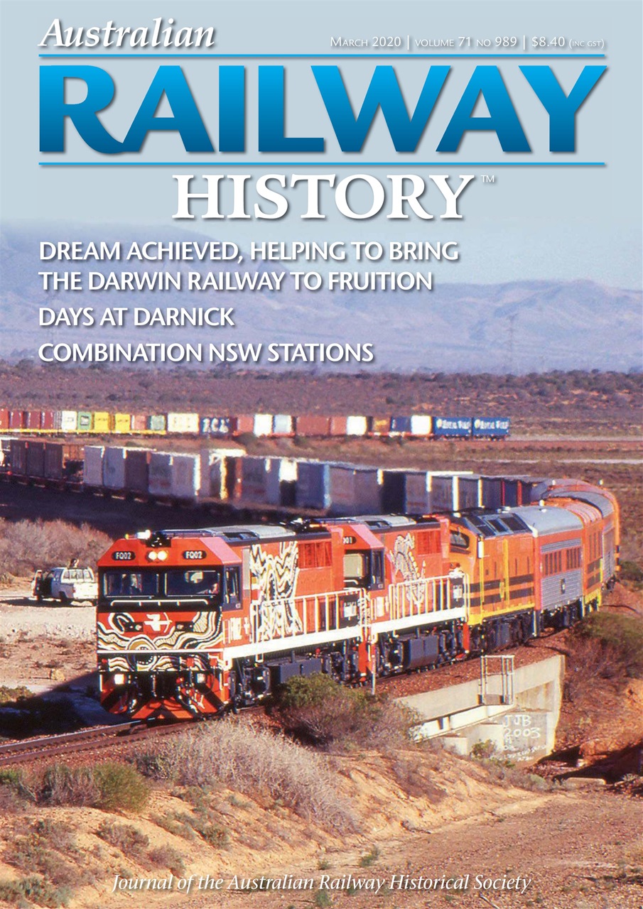 Australian Railway History Magazine - March 2020 Back Issue
