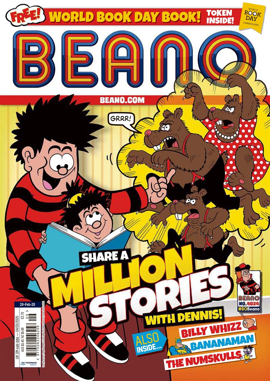 Beano Magazine - 29/02/2020 Back Issue