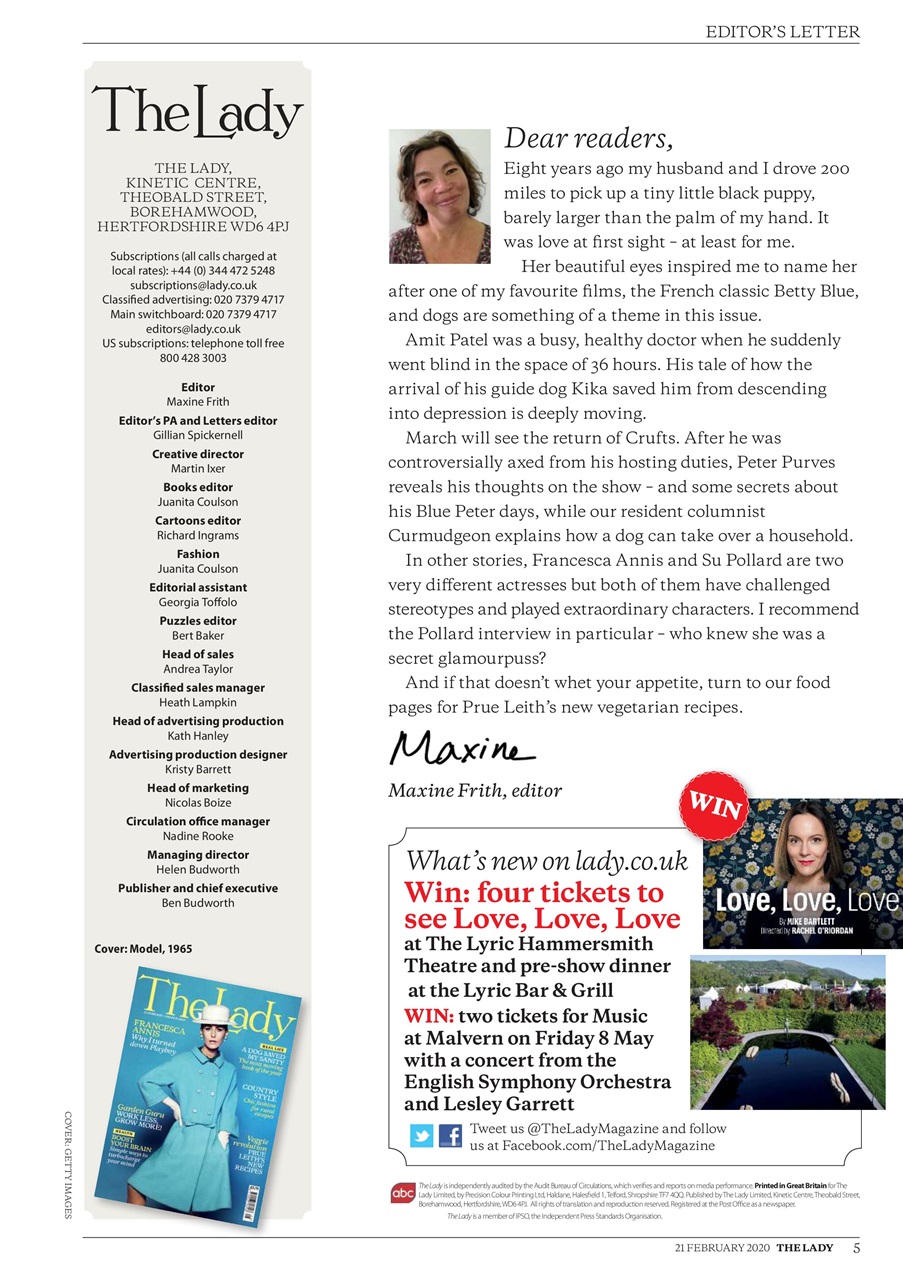 The Lady Magazine - 21-Feb Back Issue