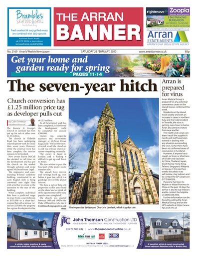 Arran Banner Magazine - 29/2/2020 Back Issue