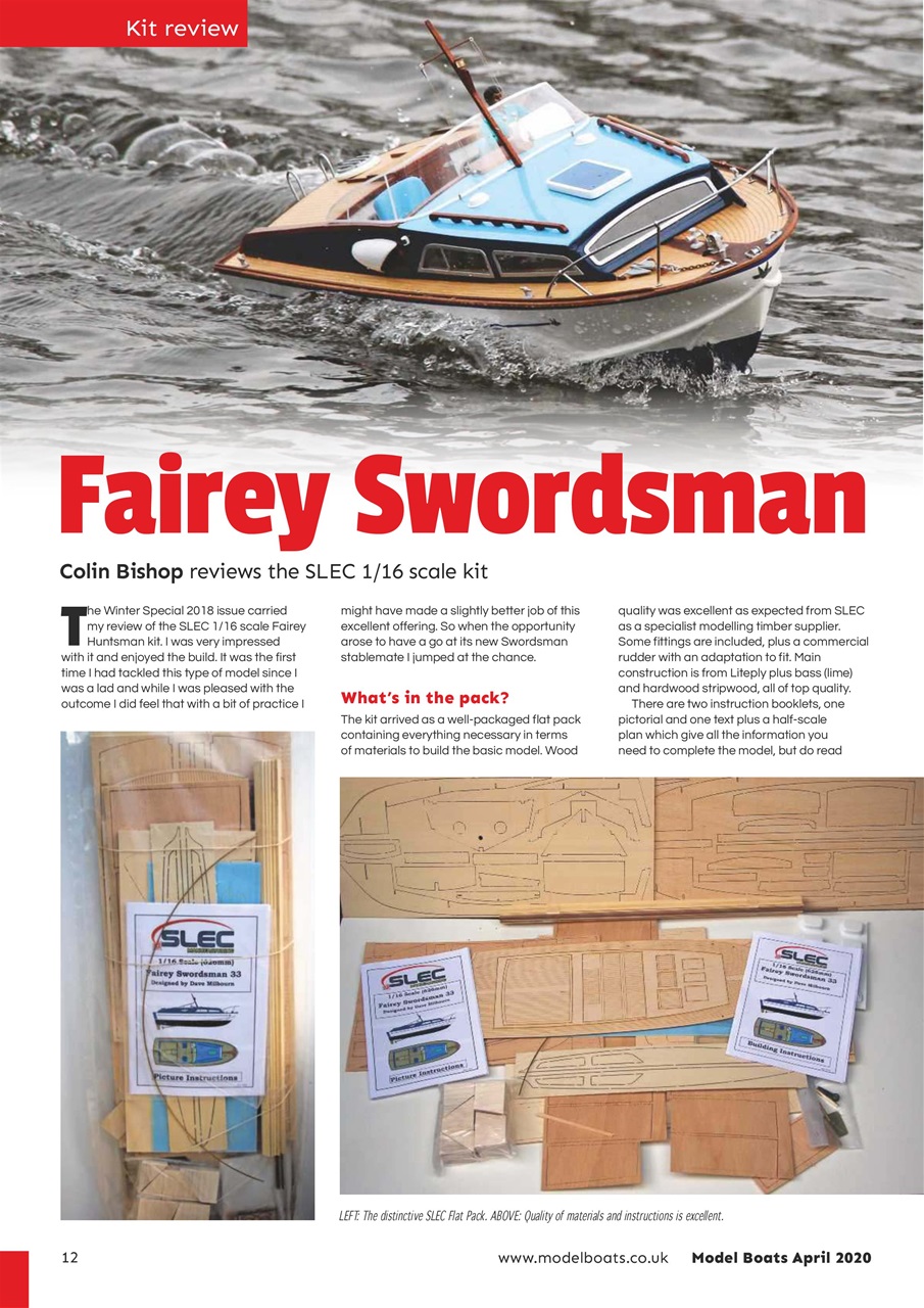 Model Boats Magazine - Apr-20 Back Issue