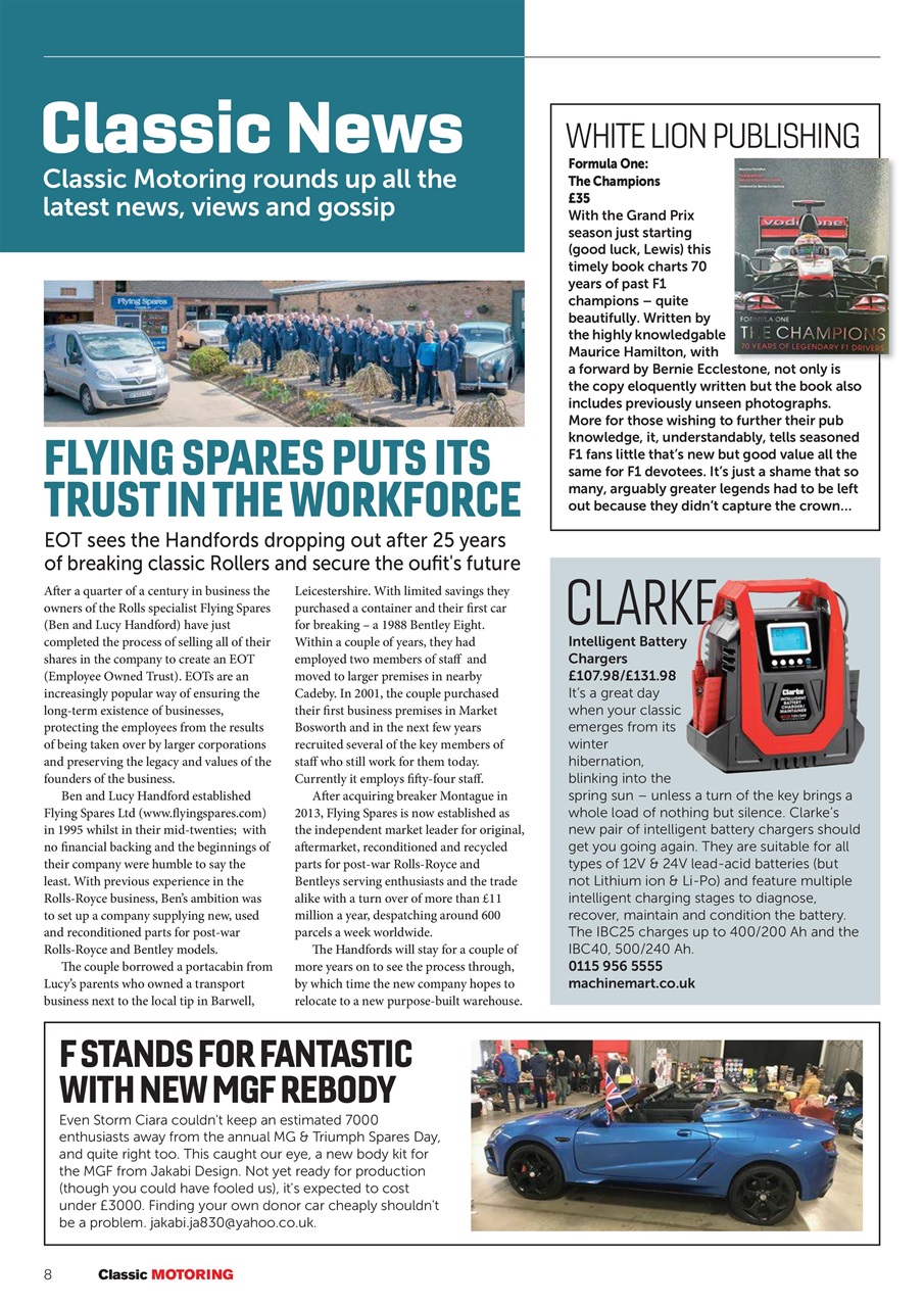 Classic Motoring Magazine - Apr-20 Back Issue