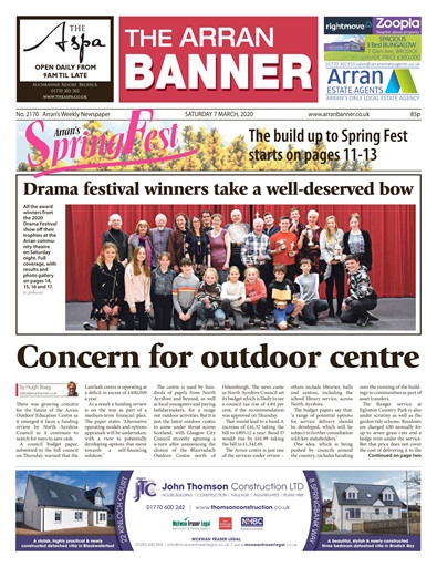Arran Banner Magazine - 07/03/2020 Back Issue