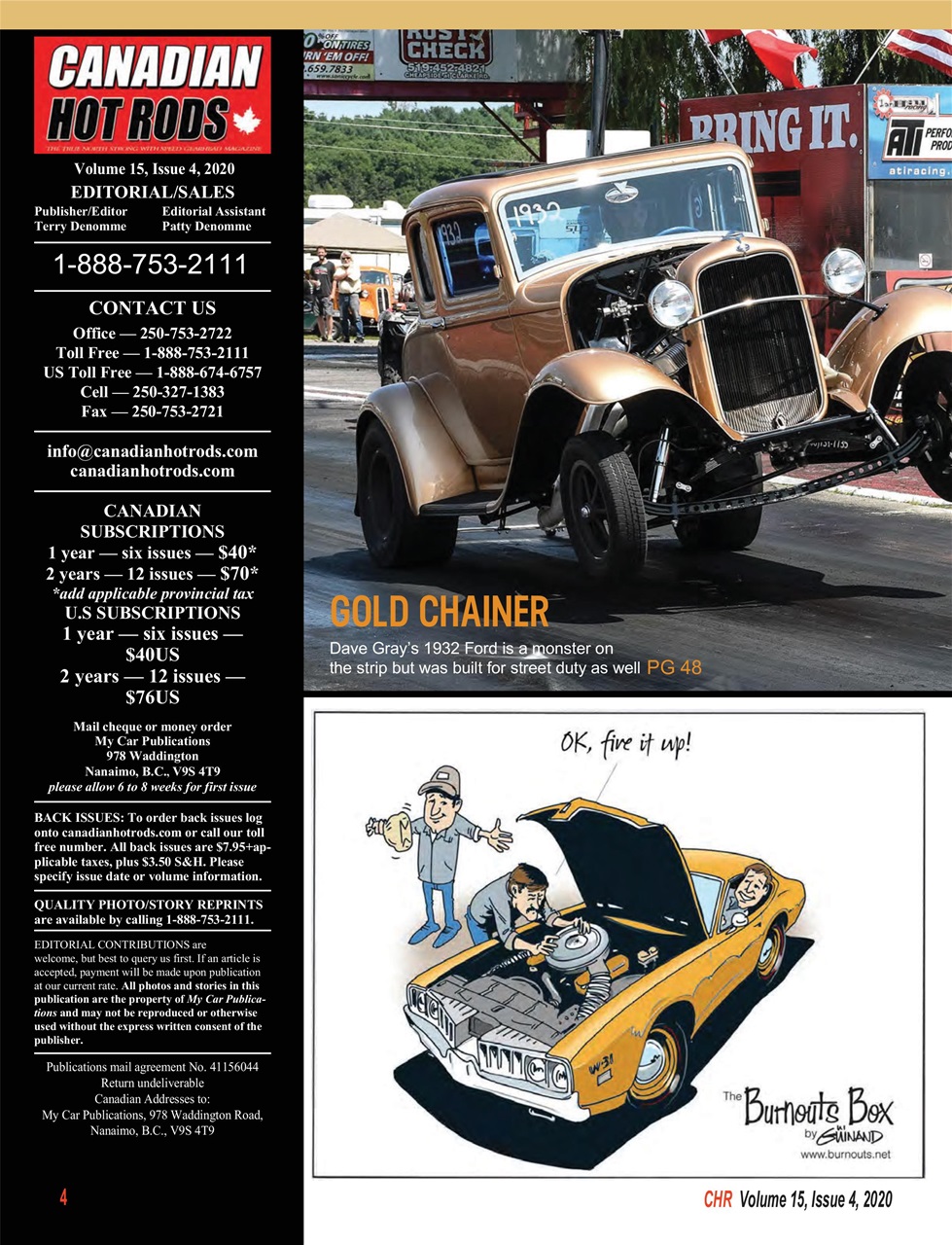 Canadian Hot Rods Magazine - April/May 2020 Subscriptions | Pocketmags