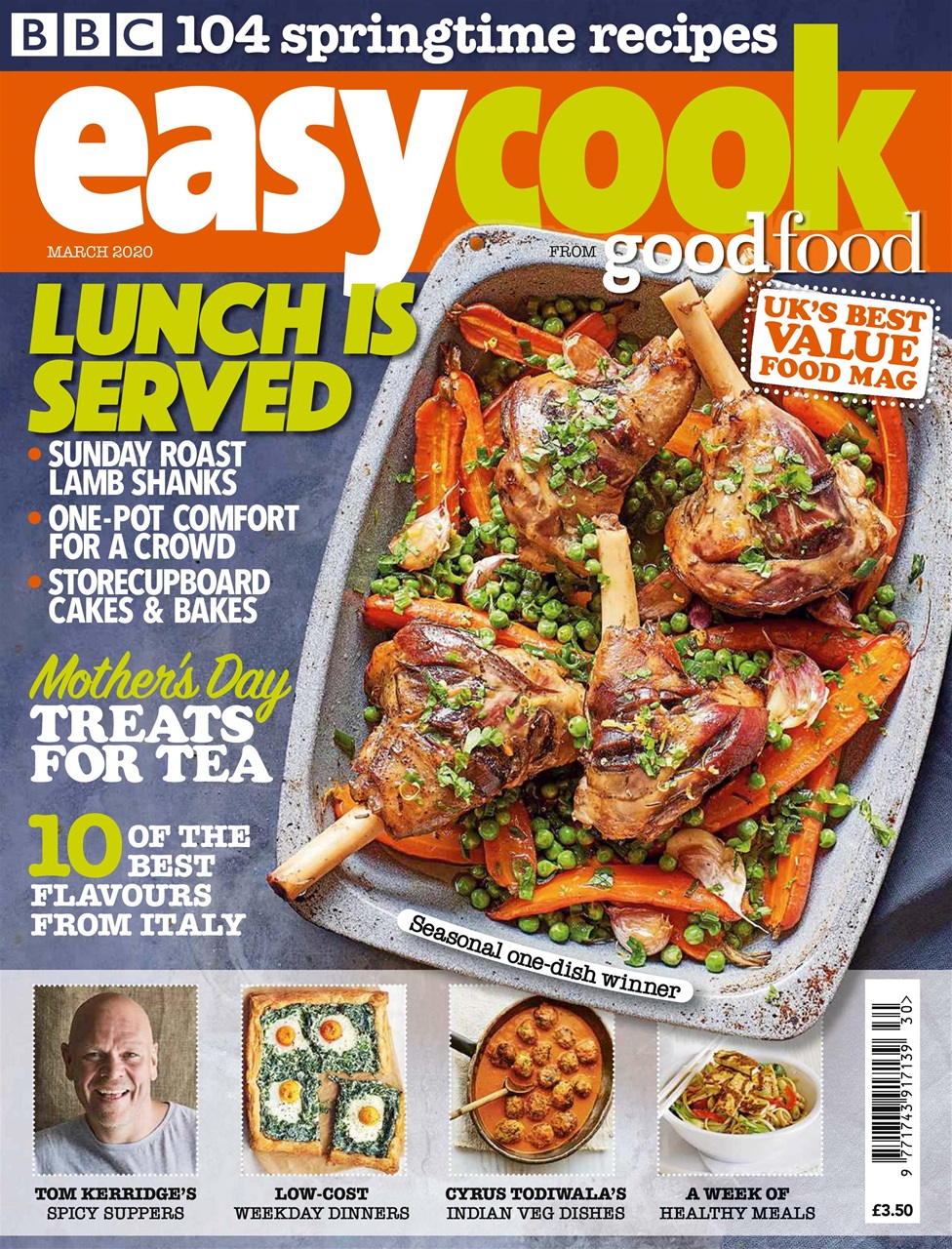 BBC Easy Cook Magazine - March 2020 Back Issue
