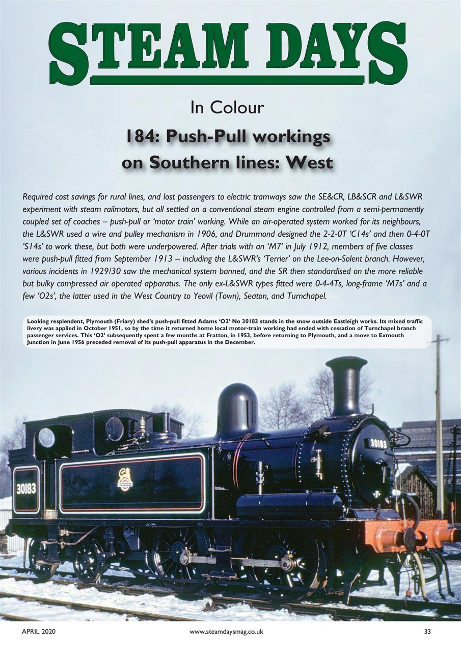 Steam Days Magazine - April 2020 Back Issue